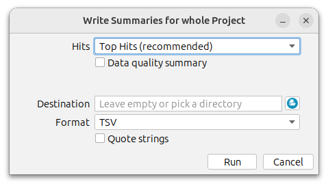 Graphical User Interface - SIRIUS Documentation